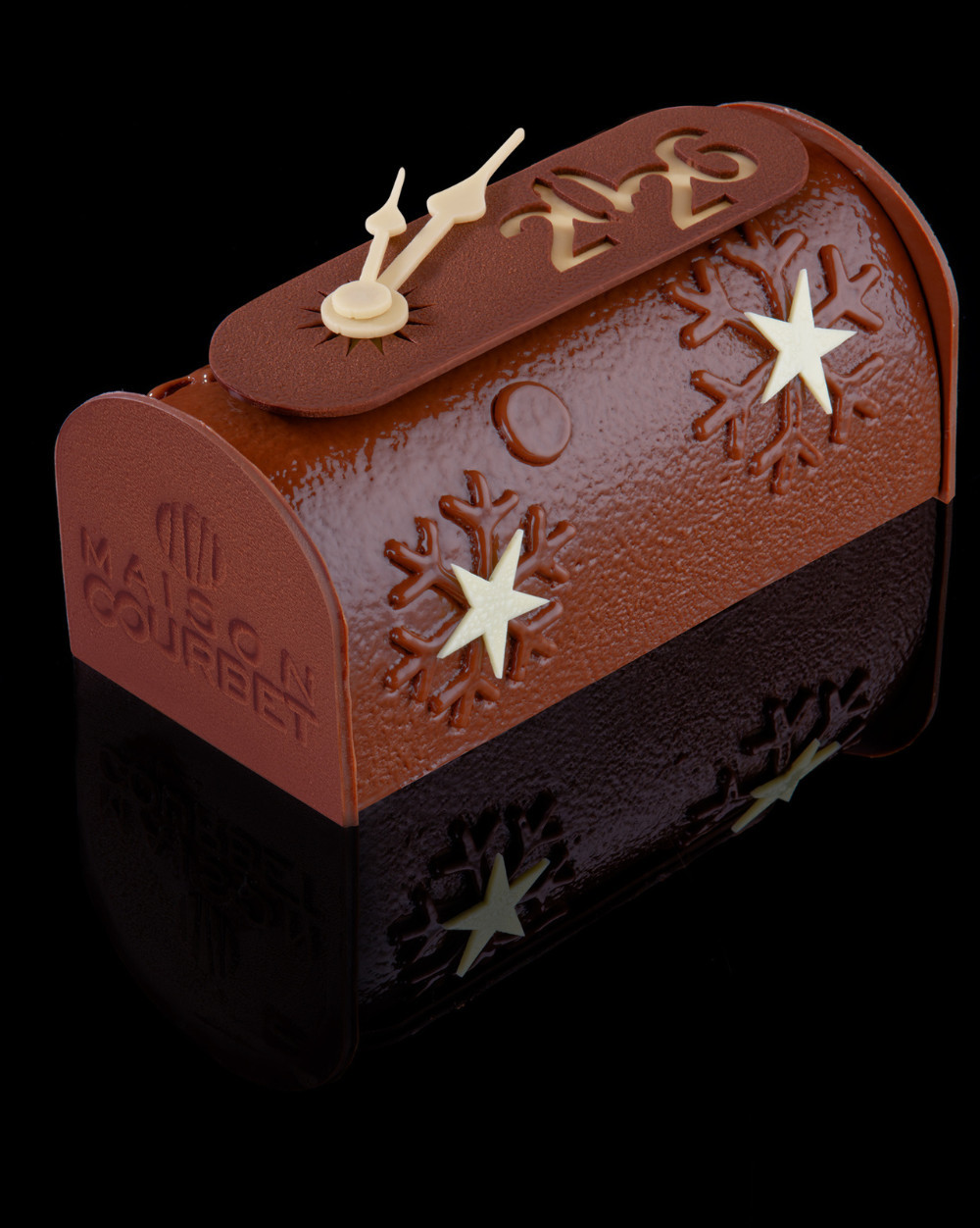 Bûche pâtissière Purement chocolat - 4 personnes | MAISON COURBET